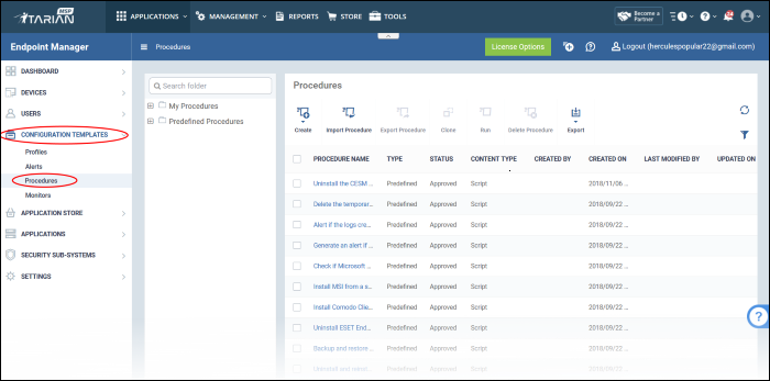 Add Endpoints To EDR, Endpoint Management Tools, Security Endpoint, Comodo EDR